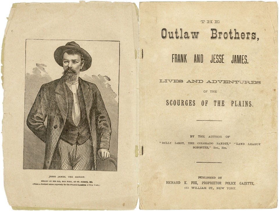 Daggett, Thomas F.. The Outlaw Brothers, Frank & Jesse James. SIXTH ...