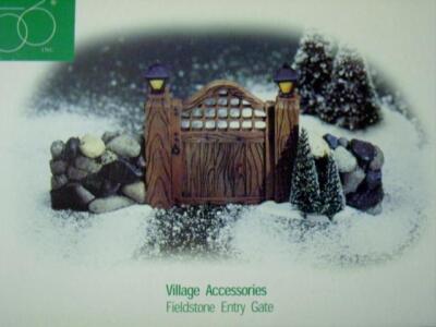 Dept 56 Village Collection : FIELDSTONE ENTRY GATE 56.52718 (Boxed) | eBay