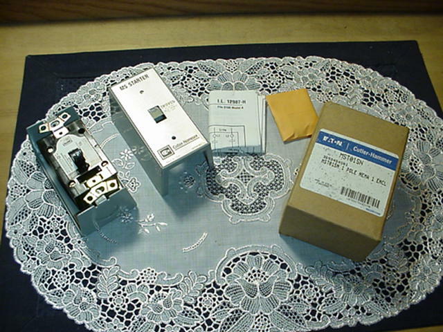 Eaton MST01SN Manual Motor Starter, Toggle Switch, 1PH, 1P, NEMA 1 NEW ...