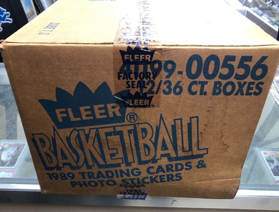 1989-90 Fleer Basketball Factory Sealed Hobby Case!!! | eBay