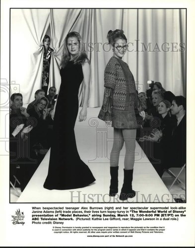 2001 Press Photo Alex Burrows and Janine Adams star in "Model Behavior ...