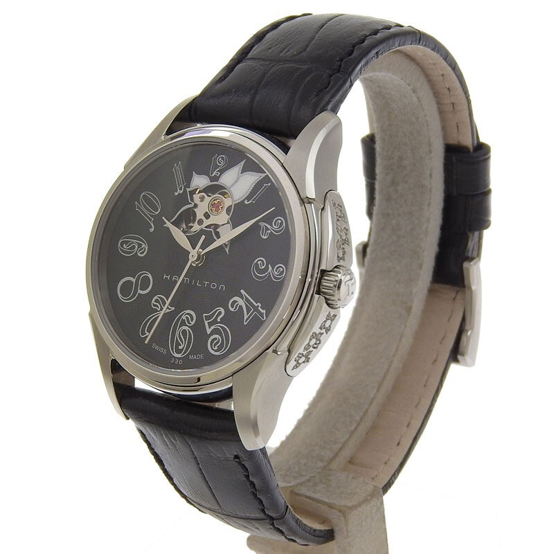 HAMILTON Jazzmaster Woman Automatic Black Dial H323950 Working | eBay