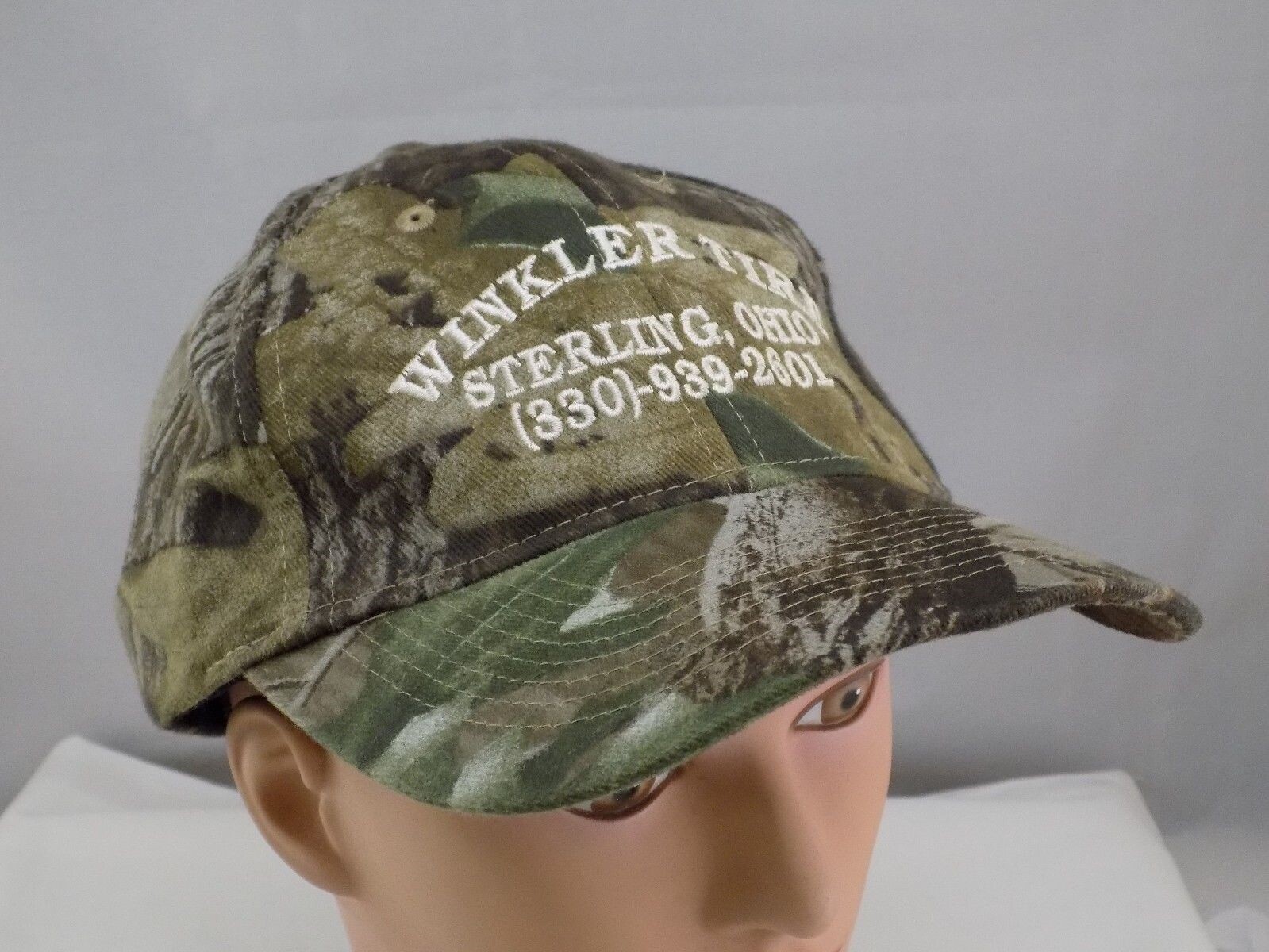 WINKLER TIRE OHIO CAMOUFLAGE CAMO ADJUSTABLE BASEBALL… - Gem