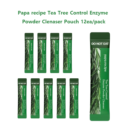PAPA RECIPE Tea tree control Enzyme Powder Cleanser Pouch 1.2g x 12ea ...