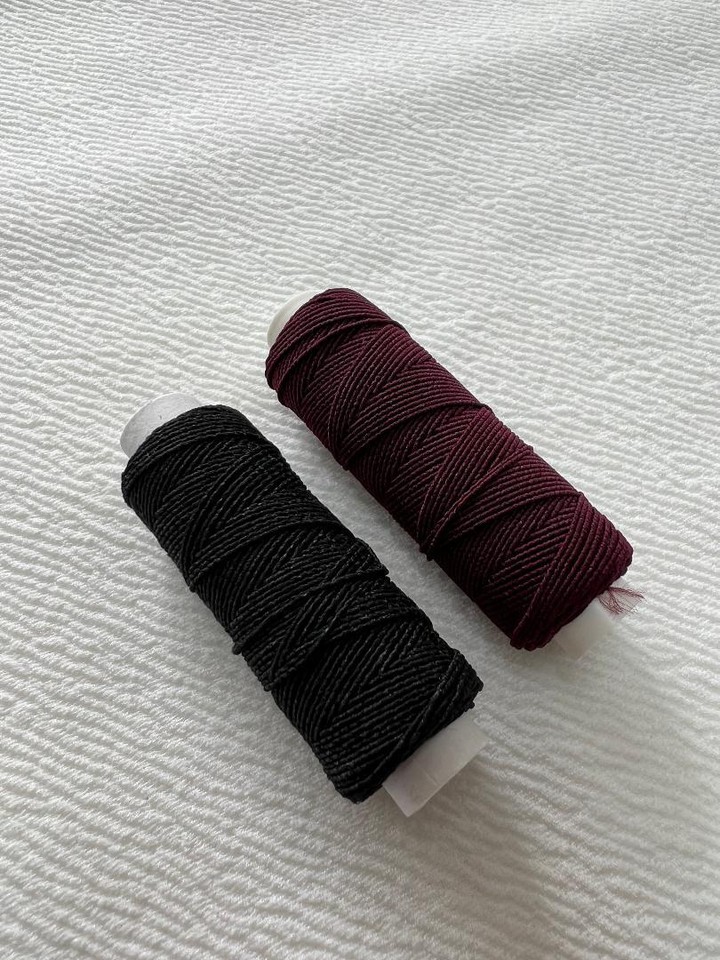 SHIRRING SHEARING ELASTIC THREAD 20 METRE SPOOLS PACK OF 2 REELS SEWING ...