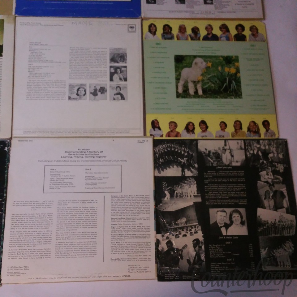 16x Gospel Religious Records Book Of Mormon/Jews For Jesus/Indian Theme ...