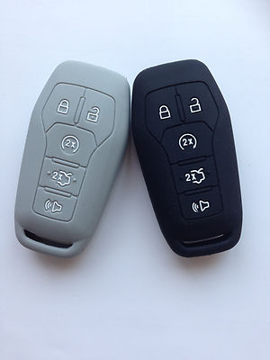 2pcs Fob Key Case Cover for 2015-2016 Ford Edge Mustang Fusion M3N ...