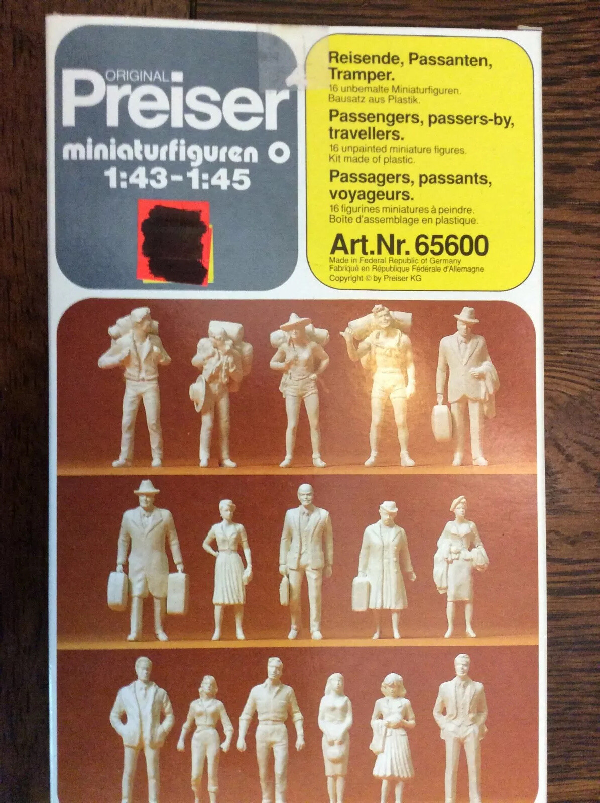 Seated Passengers Preiser 65602 Unpainted Figures O Gauge 1 for sale ...