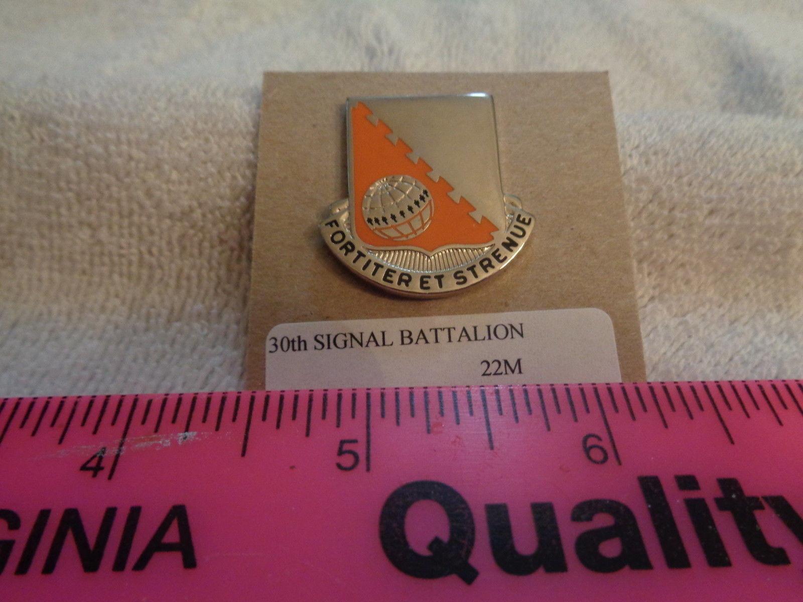 30th Signal Battalion 22M Unit Crest, DI, DUI (DRAW#F4) | eBay