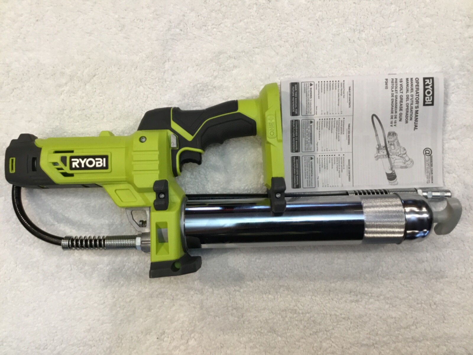 RYOBI P3410 ONE 18 Volt Grease Gun for sale online | eBay