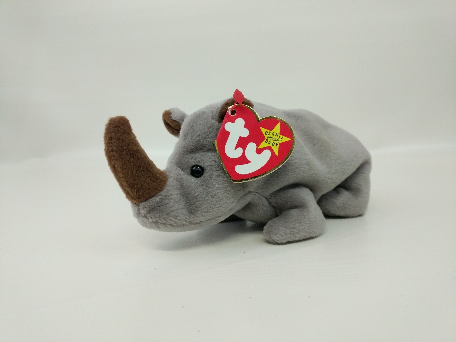 Ty Beanie Babies Spike the Rhinoceros Plush Retired KR Korean Market ...