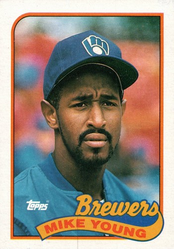1989 Topps # 731 Mike Young Milwaukee Brewers | eBay