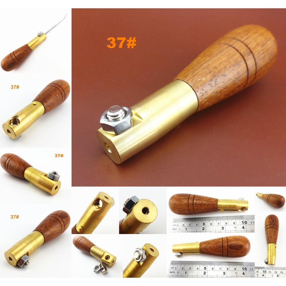 4pcs Needle Leather Craft Shoemaker Cobbler Sewing Stitching Hook Awl ...