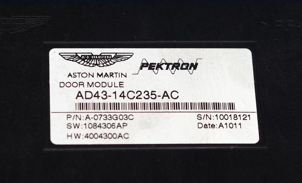 2010-2020 ASTON MARTIN Rapide Porte Contrôle Module (Tout Portes) OEM ...