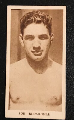 1929 Godfrey Phillips Sporting Champions Tobacco Card #24 Joe Blomfield ...