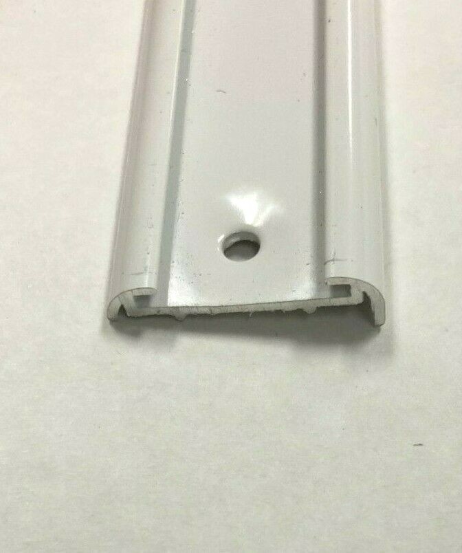 92" White Aluminum Vinyl Insert Type RV Flat Molding Trim 1 1/8" x 1/8 ...