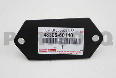 4830660140 Genuine Toyota BUMPER SUB-ASSY, REAR SPRING 48306-60140 | eBay
