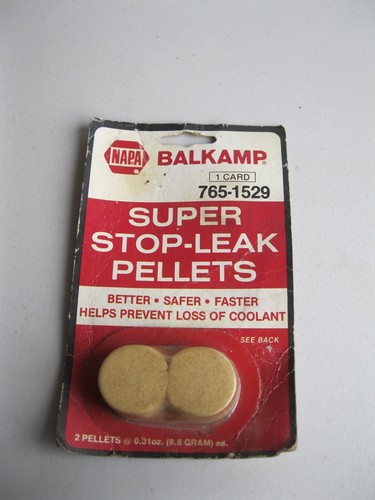 NAPA Balkamp 765-1529 Radiator SUPER stop leak pellets 2 pellet pack ...