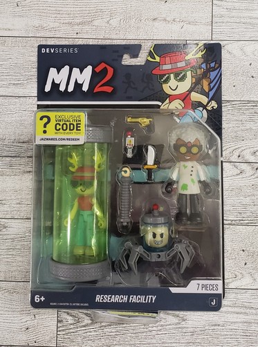 Roblox DEV Series MM2 Research Facility Figure Set Jazwares Virtual ...