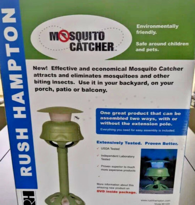 Rush Hampton Mosquito Catcher Zapper Adjust Height Environmentally ...