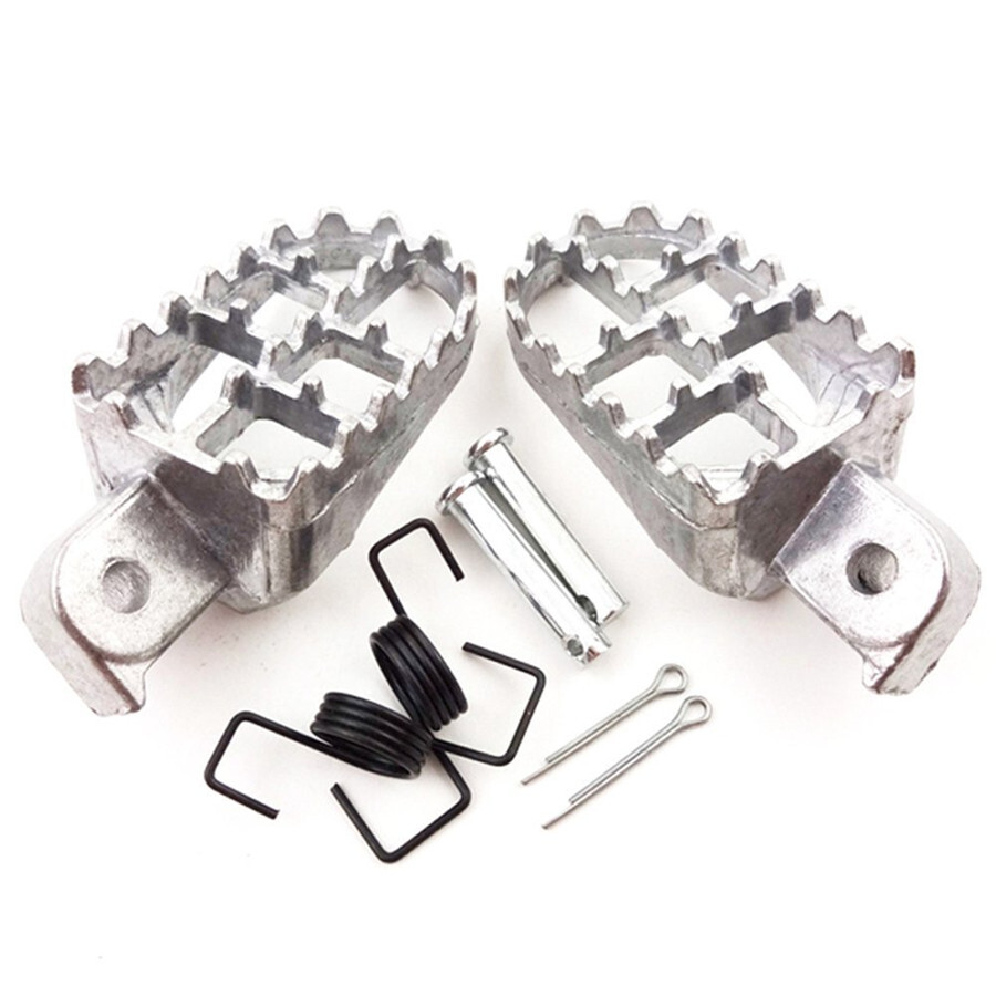 1Pair Motorcycle Dirt Bike Wide Foot Pegs Pedal Footrest with ...