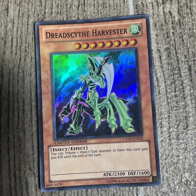 YuGioh Dreadscythe Harvester NM (Limited Ed.) CT07-EN019 Super Rare ...