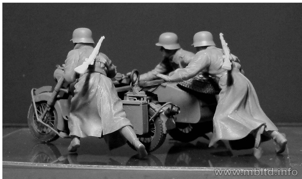 Master Box 35178 - 1/35 - German Motorcyclists WWII | eBay