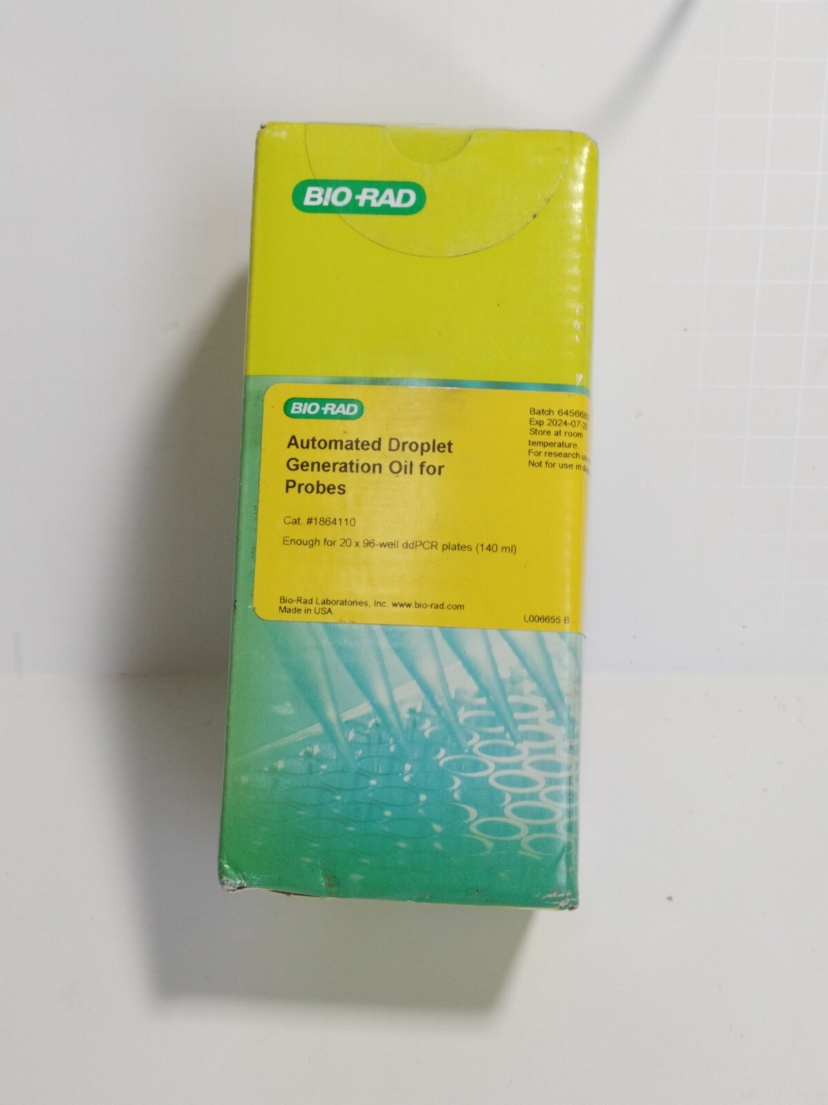 Bio-Rad 1864110 Automated Droplet Generation Oil For Probes for sale ...