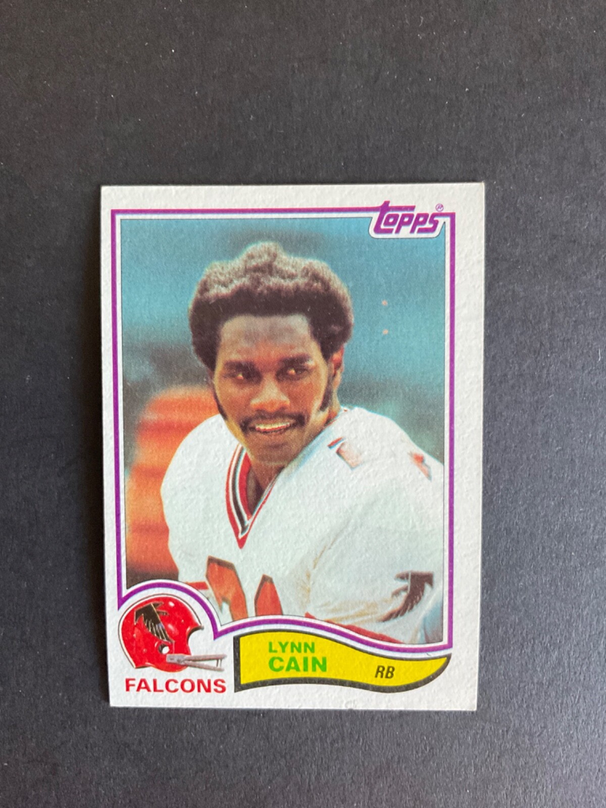 Lynn Cain 1982 Topps Football Card #277 - Atlanta Falcons Running Back ...
