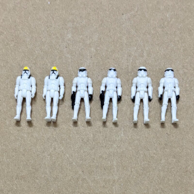 Lot of 6 Star Wars Micro Galaxy Squadron Clone Trooper Pilot Figure ...