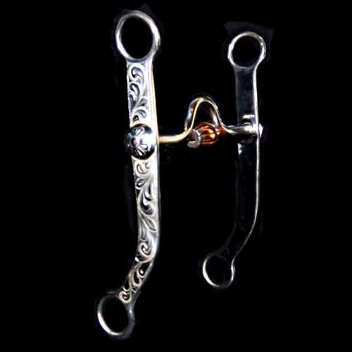 Sterling Silver Stainless Western Pleasure Grazer Low Port Roller ...