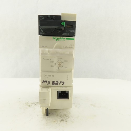 Schneider Elect. Motor Starter LUB120 W/LUCA12B 3A to 12A LUFC00 & Aux ...