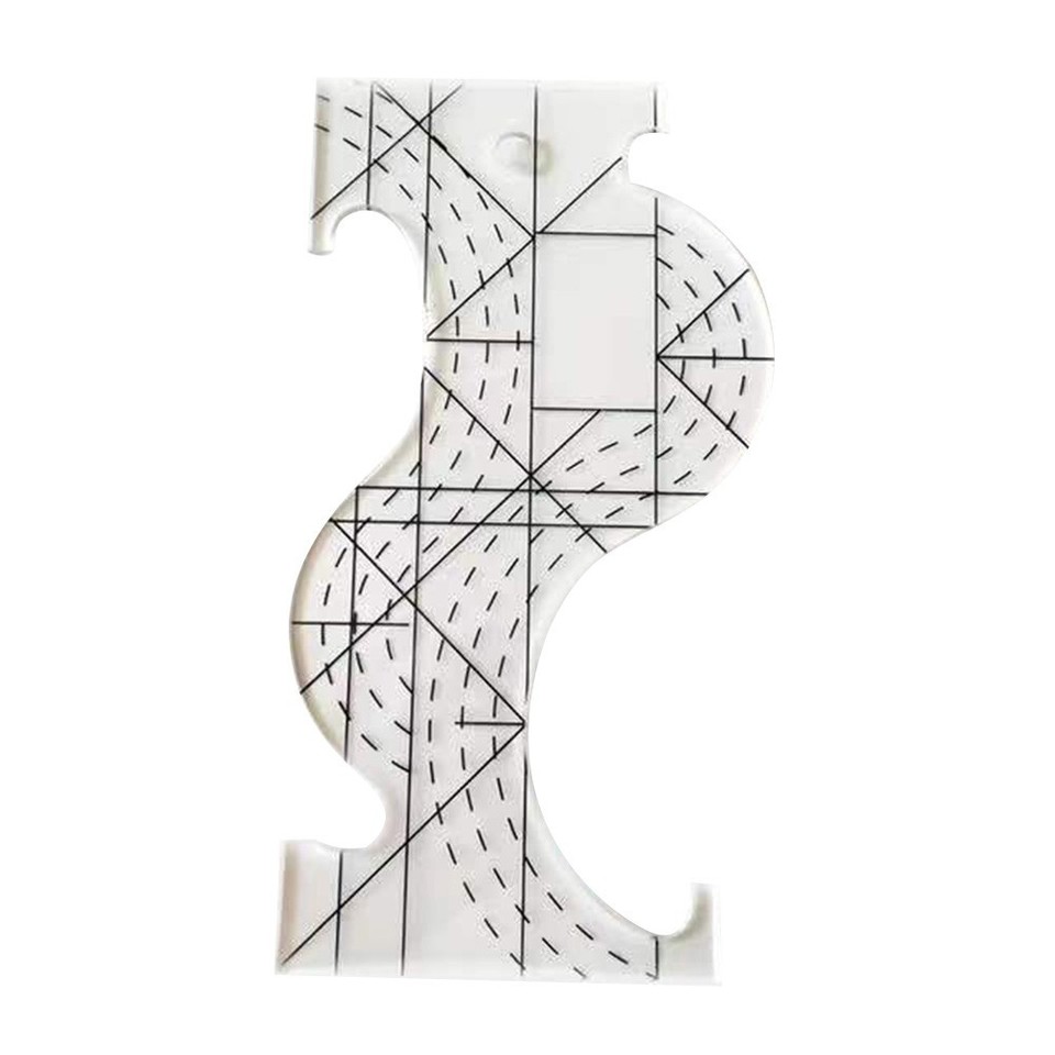 Vorlagenherrscher Tragbar Acryl Komfortabel 20.32*10,7 Cm Gute Qualit?t ...