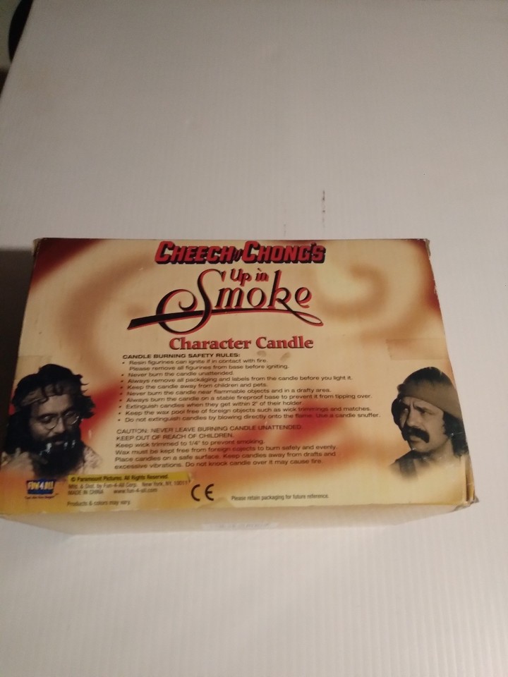 CHEECH AND CHONG CHARACTER CANDLE (UNOPENED) | eBay