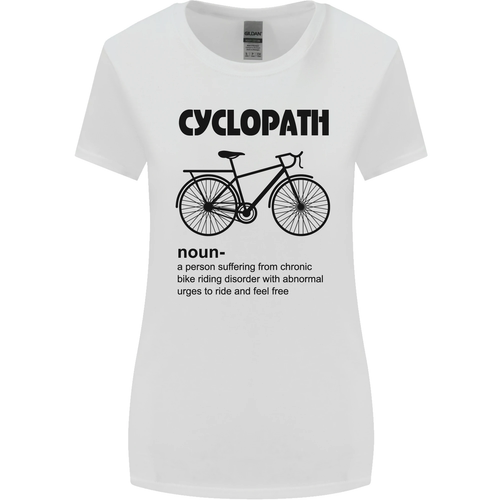 Cyclopath Drôle Cyclisme Cycliste Bicyclette Femmes Plus Large Coupe T ...