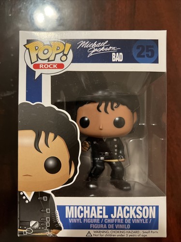 Funko Pop! Rocks: Michael Jackson Bad 25# Michael vinyl figure ...