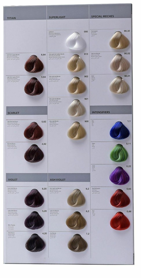 PROFESSIONAL HAIR TINT PERFECT PERMANENT TINT/DYE HAIR COLOUR ...