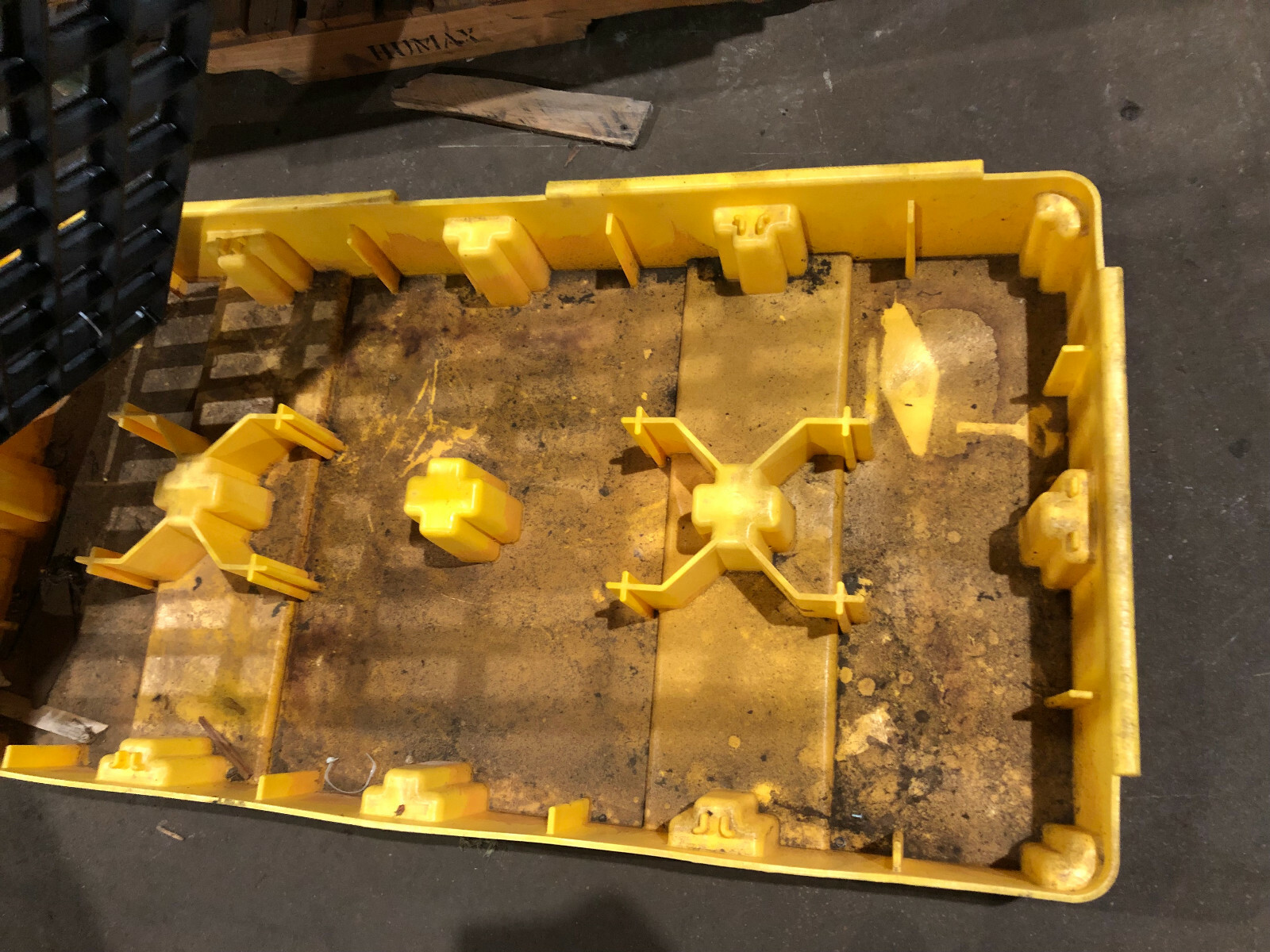 Buy Yellow 2 Drum Modular Platform Pallet, Spill Containment/Base+Grate ...