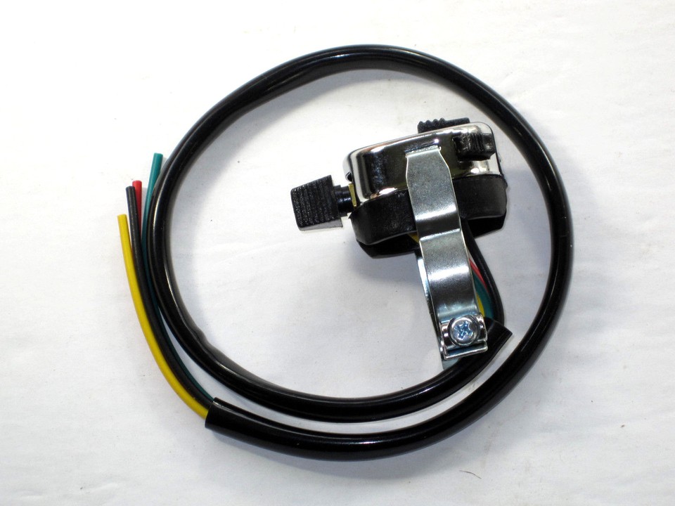 Turn signal blinker Switch handlebar mount 3 position & dip motorcycle ...