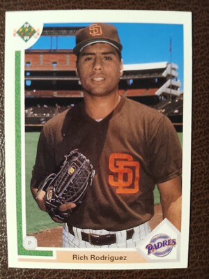 RICH RODRIGUEZ SAN DIEGO PADRES 1991 UPPER DECK BASEBALL CARD #640 | eBay