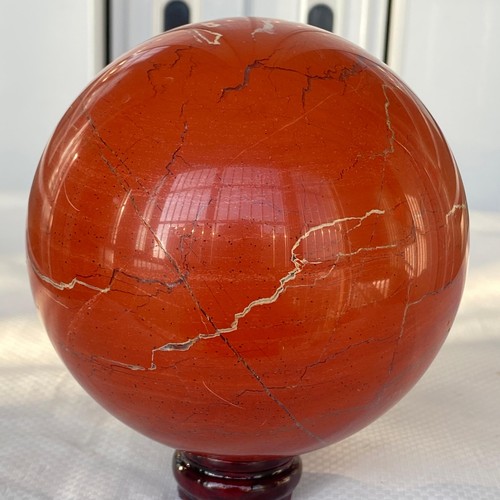 Natural Red jasper Sphere Quartz Crystal reiki Ball Healing 2000G | eBay