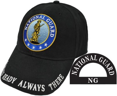 Eagle Emblems Men's Army National Guard Embroidered Ball Cap Adjustable ...