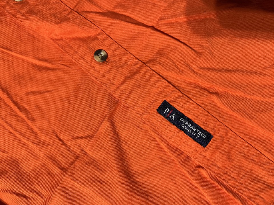 Vintage Yellow Freight Trucking Orange Uniform Work Shirt Size 2XL | eBay
