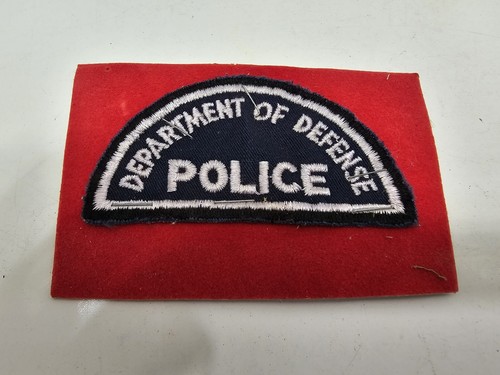 US Department of Defense Police Patch (4In Long) | eBay
