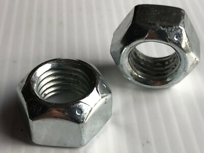 3/4”-10 Grade C Hex Stover Lock Nuts, Zinc Plated Steel Locknuts ...