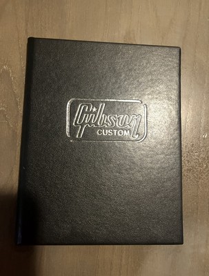 Gibson Custom Shop COA Black Certificate Of Authenticity Les Paul SG | eBay
