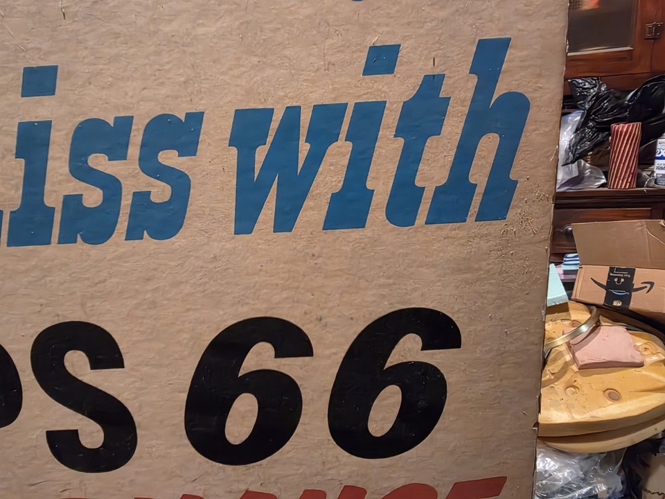 VINTAGE ORIGINAL ANTIQUE GAS OIL GENERAL STORE SIGN PHILLIPS 66 NICE ...