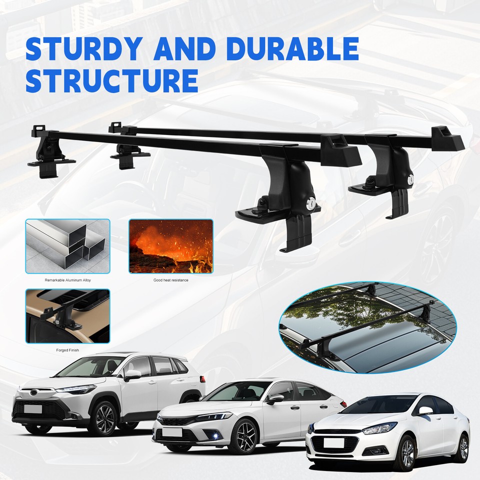 For Toyota Camry 54" Roof Rack Cross Bars Cargo Bike Bicycle Carrier ...