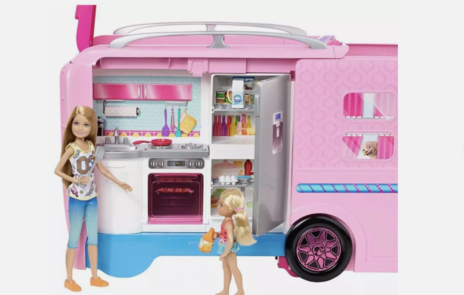 NEW Barbie Dream Camper Van PlaySet Pool Water Slide Doll Caravan Gift ...
