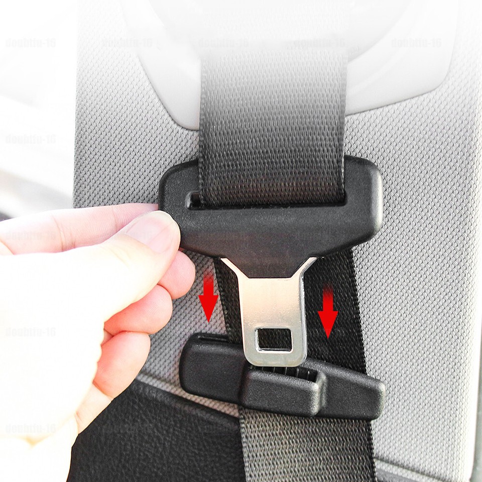 2pcs Car Safety Belt Clip Protector Seat Belt Clamp Buckle Clips Car ...